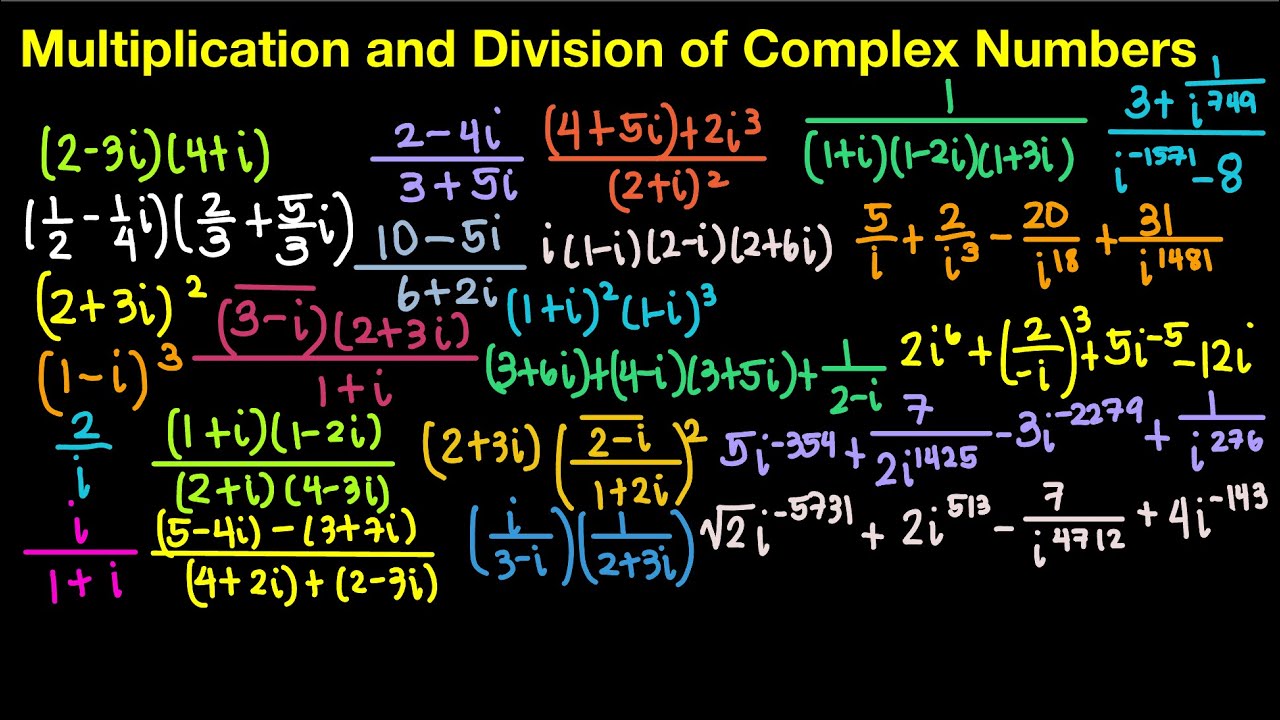 Multiplication And Division Of Complex Numbers In Rectangular Form multiplication-and-division-of-complex-numbers-in-rectangular-form
