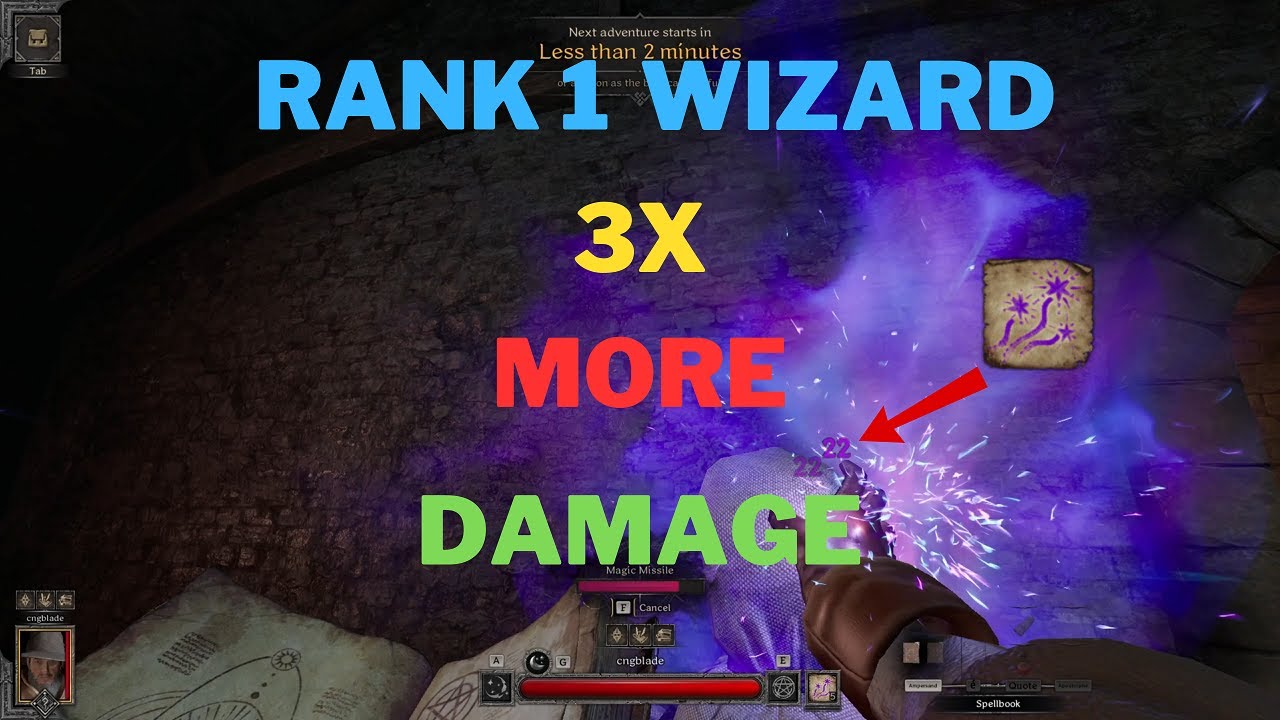DEAL 3x MORE DAMAGE USING THIS TRICK | Rank 1 Wizard | Dark and Darker ...