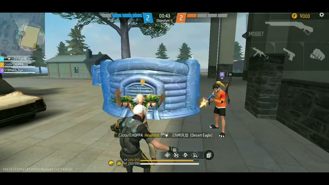 free fire room gameplay highlights 🙌 - YouTube