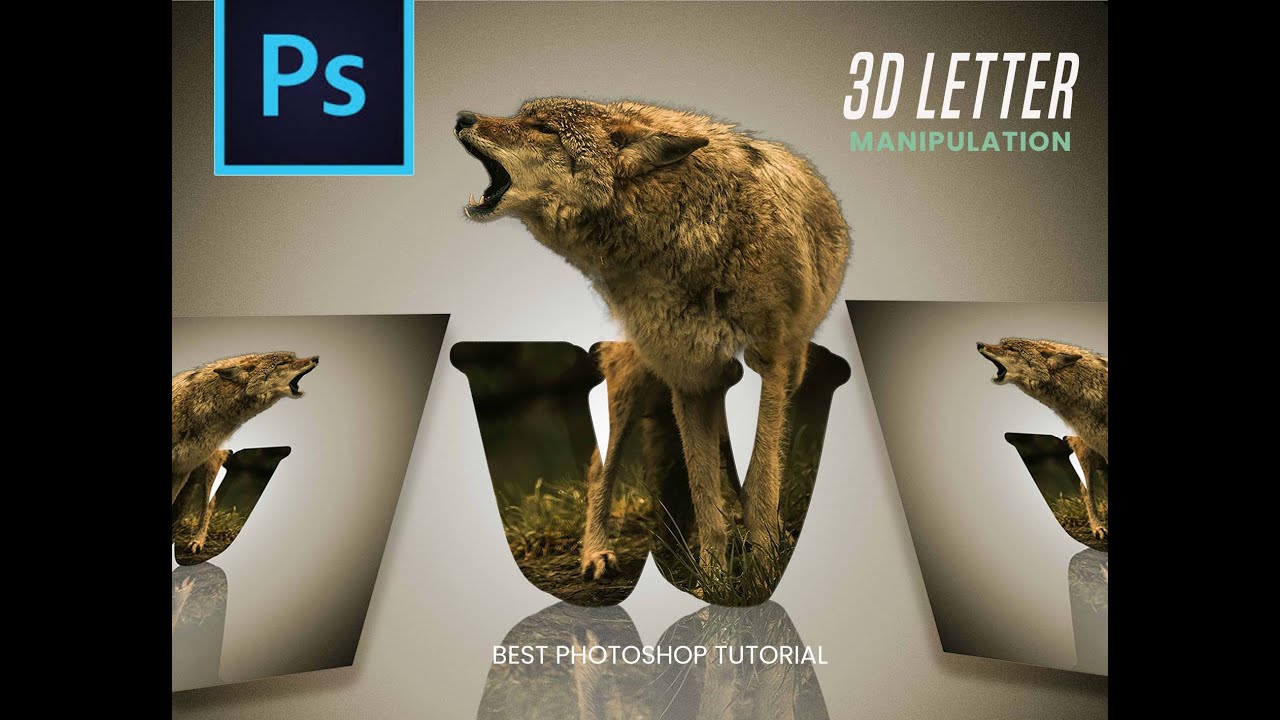 How To Create 3D Text in Photoshop Tutorial - YouTube