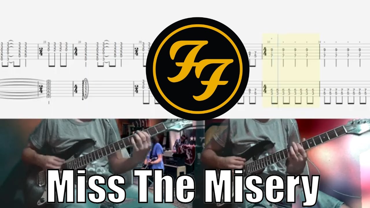 Foo Fighters Miss The Misery Guitar Cover - YouTube