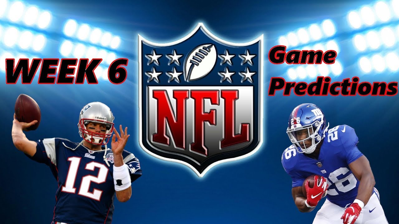 NFL Week 6 2019 Game Predictions (onion and bowl's picks) - YouTube