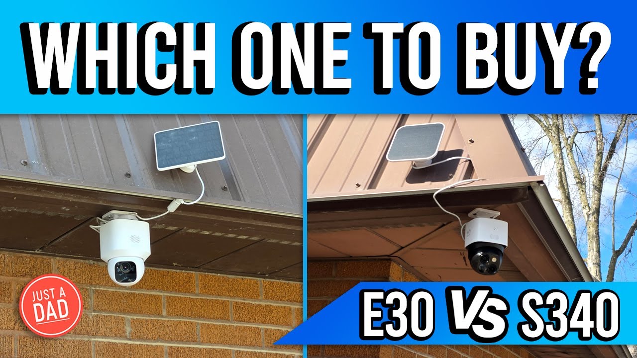Eufy SoloCam S340 vs E30 COMPARISON Solar Powered Wireless Security ...