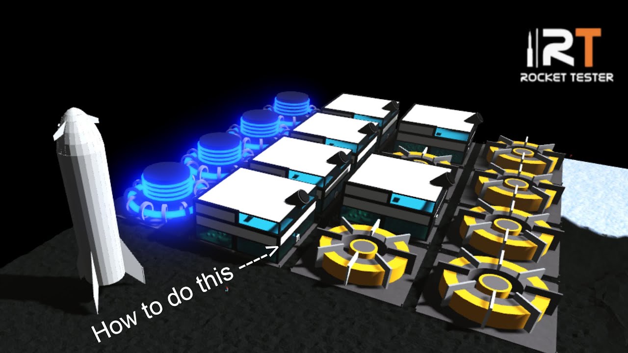 How to make space bases in rocket tester - YouTube