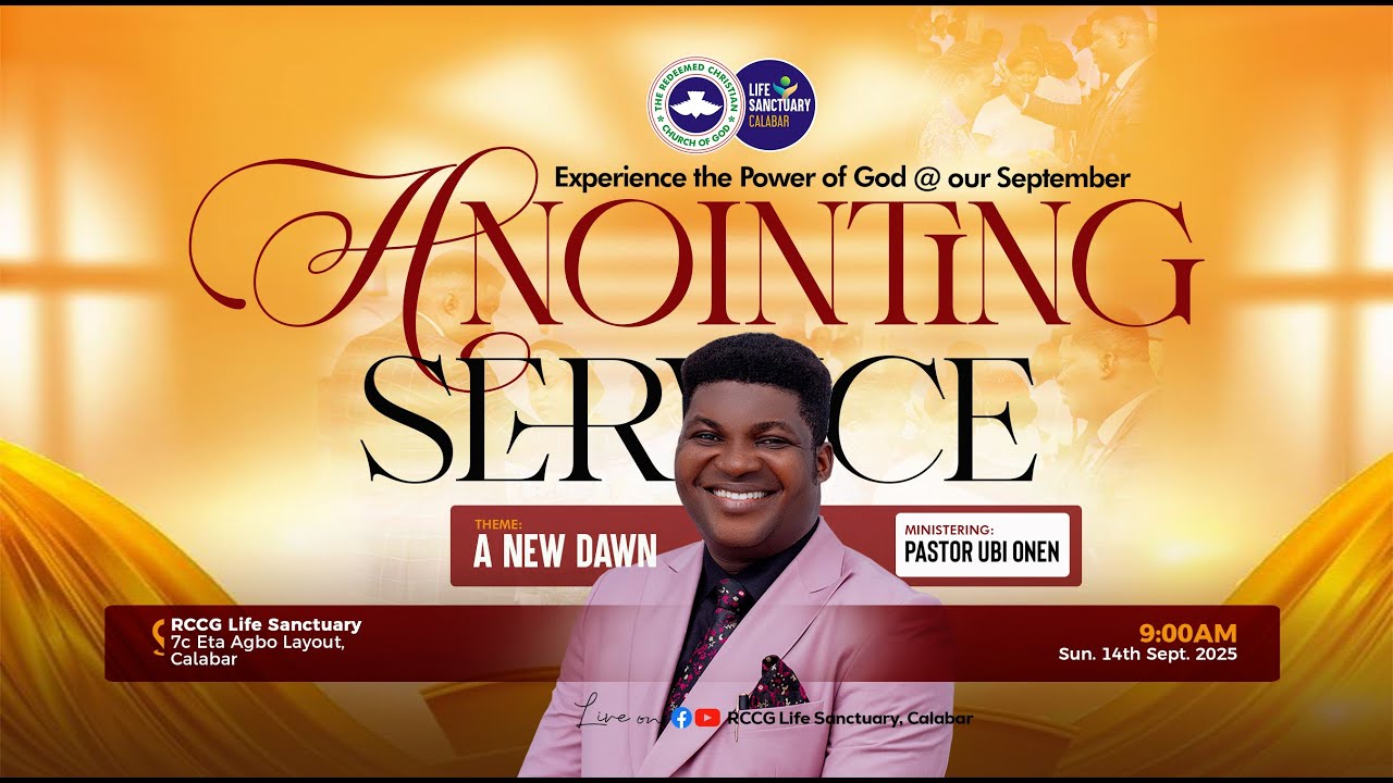SEPTEMBER ANOINTING SERVICE WITH PASTOR UBI ONEN || A NEW DAWN || 14TH ...