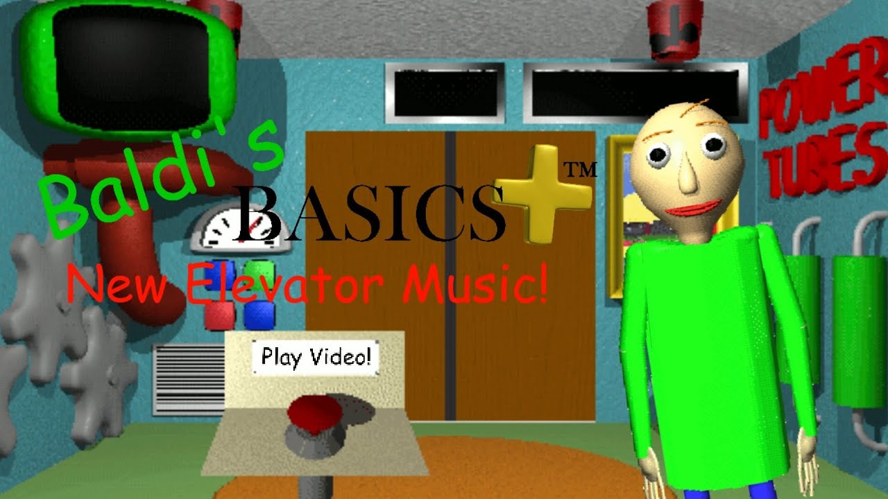 New Elevator Music! | Baldi's Basics Plus V0.2 - YouTube