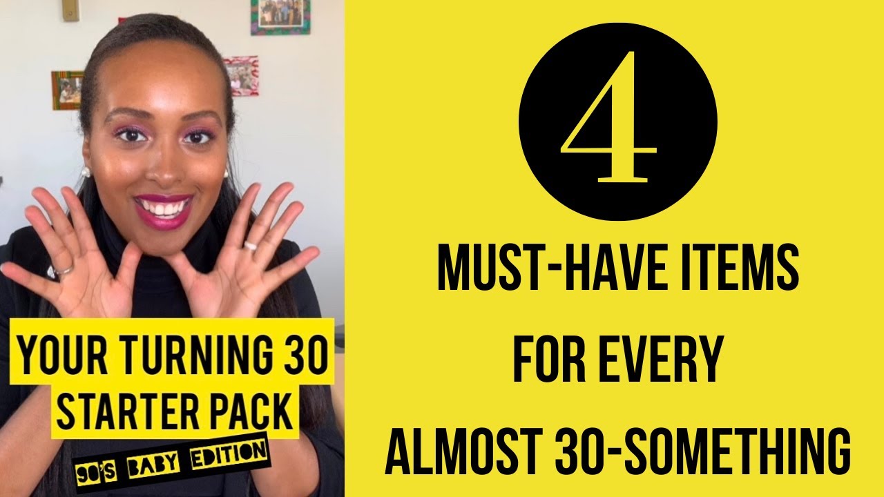 YOUR TURNING 30 STARTER PACK | Journey to 30 - YouTube