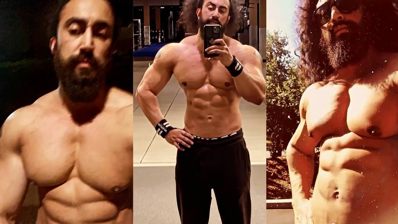Big Tall Bearded Muscle Daddy Daily Flexing - YouTube