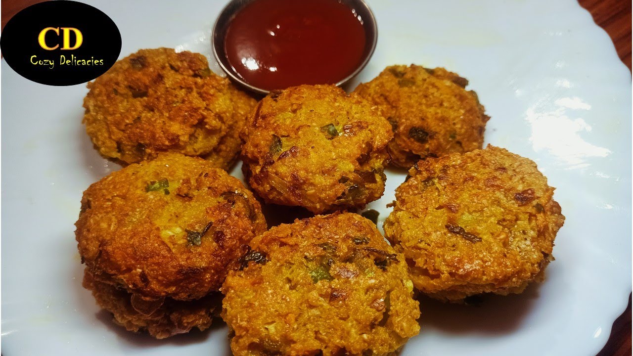 Crispy Oats cutlet I Oats Vada | Oats Snack Recipe - YouTube