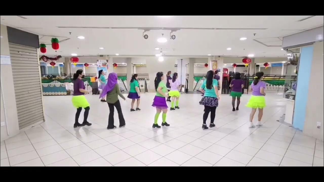 Carmelita Cha Cha Line Dance - Demo By D'Sisters & Friends LDG #linedance - YouTube