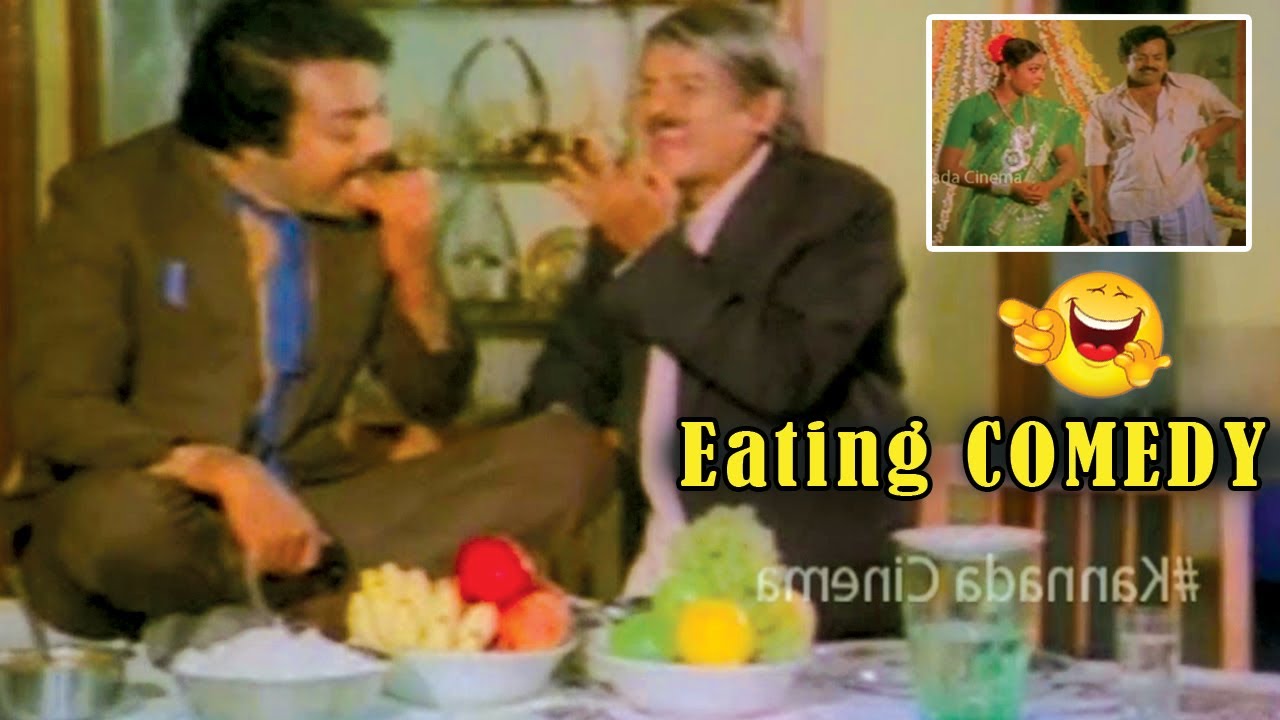 Kannada Comedy Videos 2020 || Ashok Eating Comedy Scene || Kannadiga ...