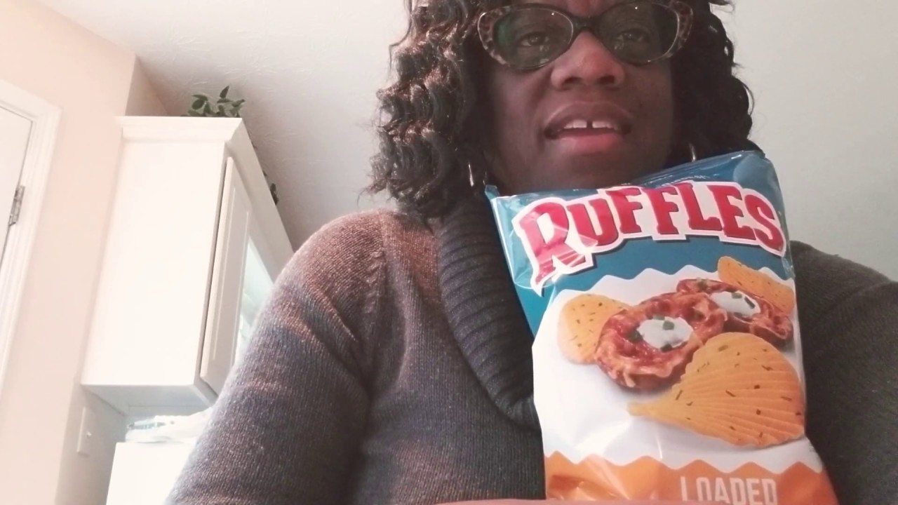 Ruffles Loaded Cheddar Potato Chips - YouTube