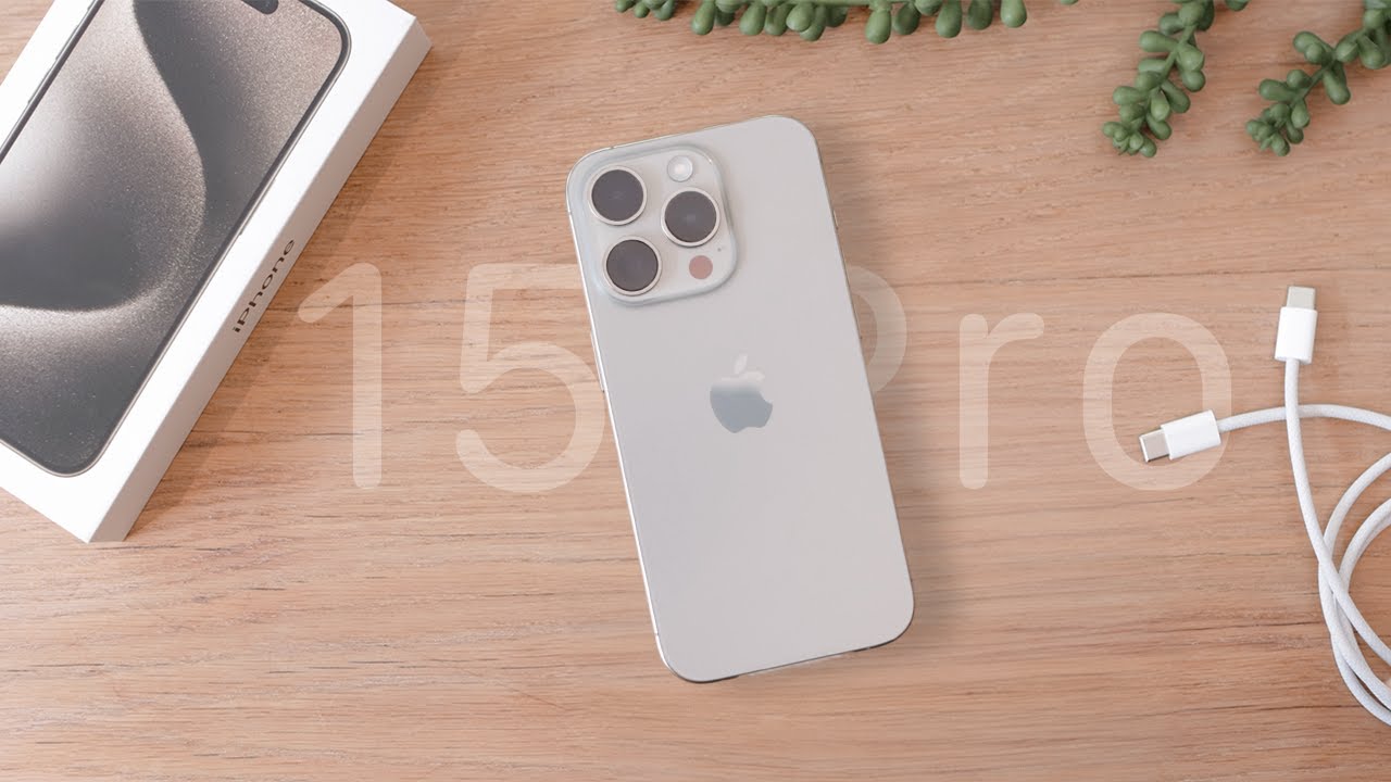 📦 iPhone 15 Pro Unboxing | Natural Titanium 🩶 - YouTube