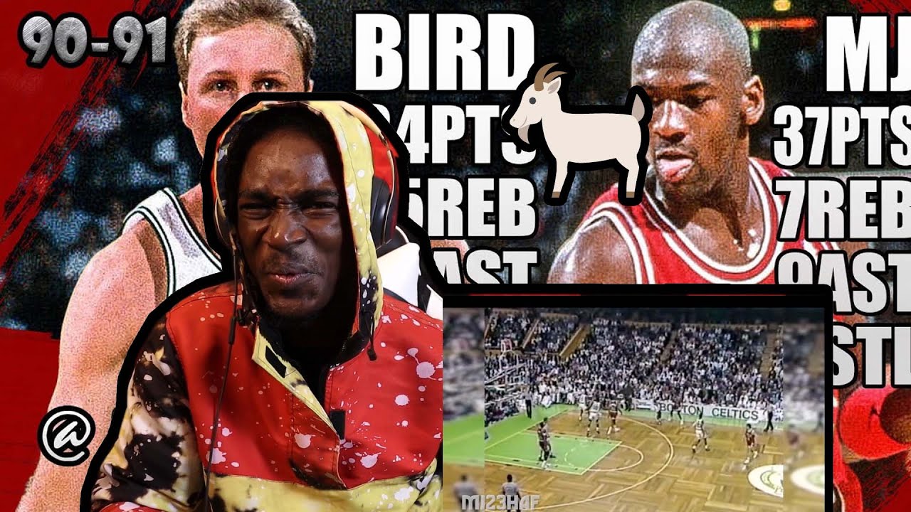 Michael Jordan and Larry Bird's INSANE 71-Point Showdown! - YouTube