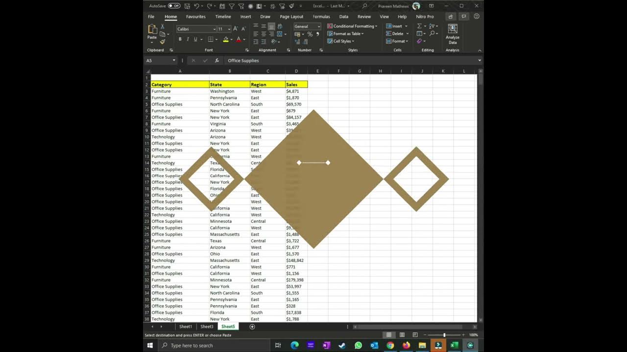 Dynamically Filter Data Using Slicers Excel Pro Tip Youtube