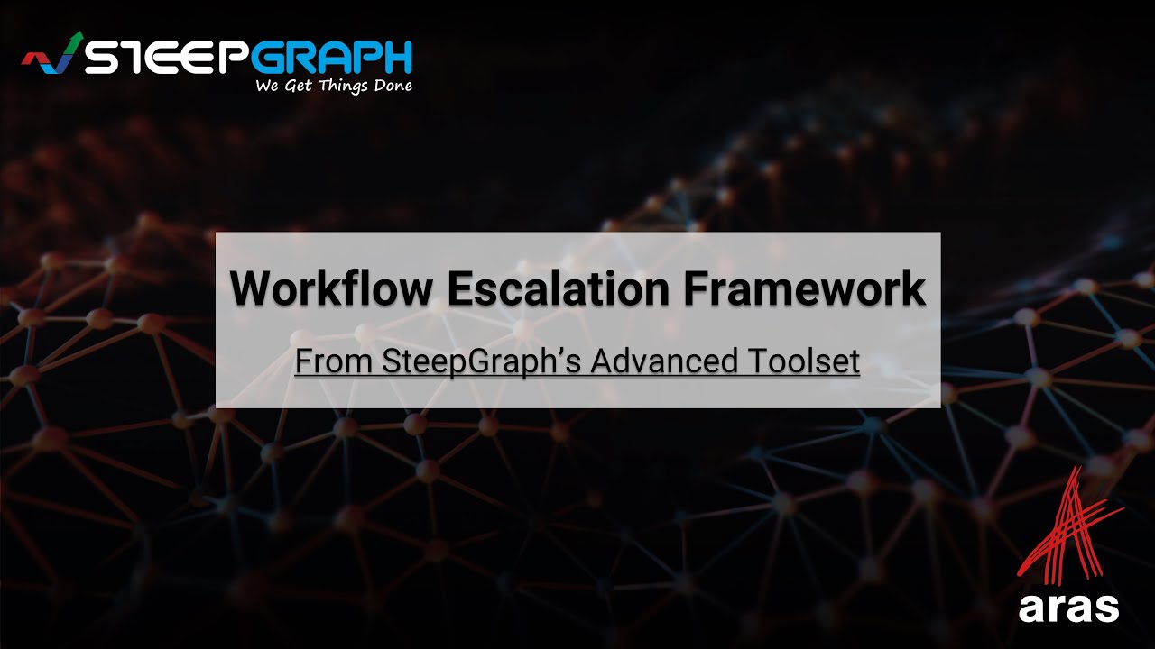 Workflow Escalation Framework - Aras PLM Advanced Toolset - YouTube