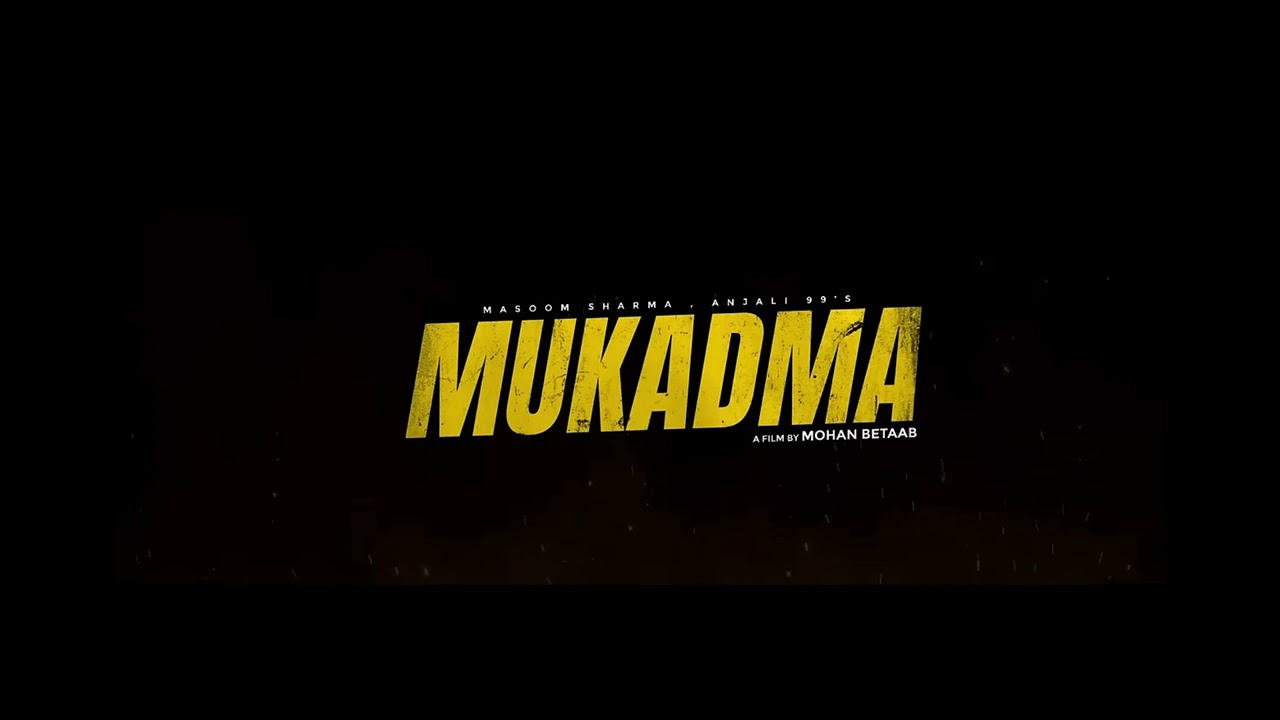 MUKADMA : Masoom Sharma new song (Official audio) : Haryanavi Superhit ...