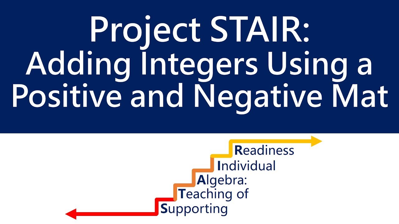 Adding Integers Using a Positive and Negative Mat ‖ Grades 6 - 7 ...