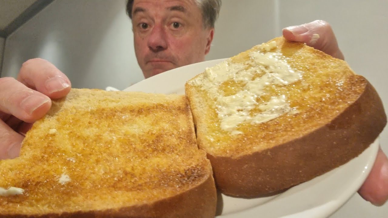 Greenhalgh's Crumpet Loaf Tasted Rated & Review UK foodie Wigan - YouTube