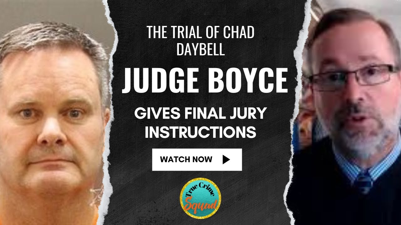 The Trial of Chad Daybell-Judge Boyce Gives Jury Instructions - YouTube