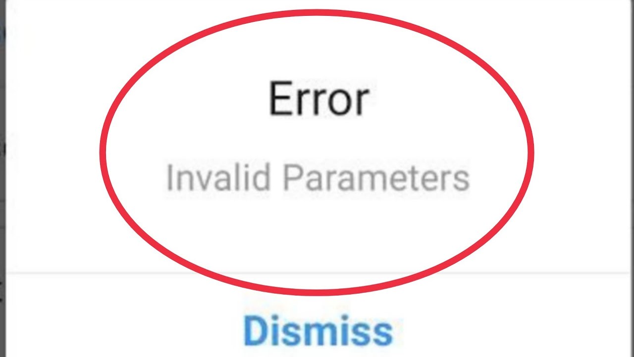 Instagram Fix Error Invalid Parameters Problem Solve YouTube instagram-fix-error-invalid-parameters-problem-solve-youtube