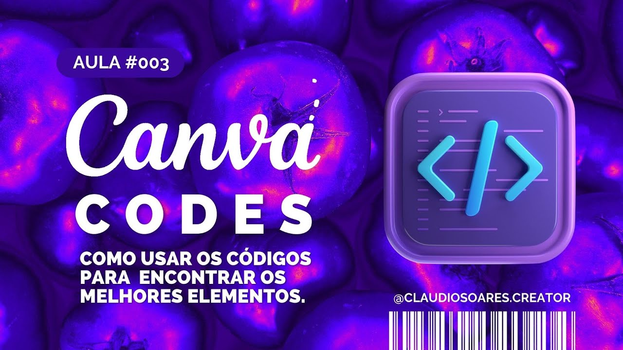 COMO USAR OS CÓDIGOS DO CANVA PARA ACHAR OS MELHORES ELEMENTOS - YouTube
