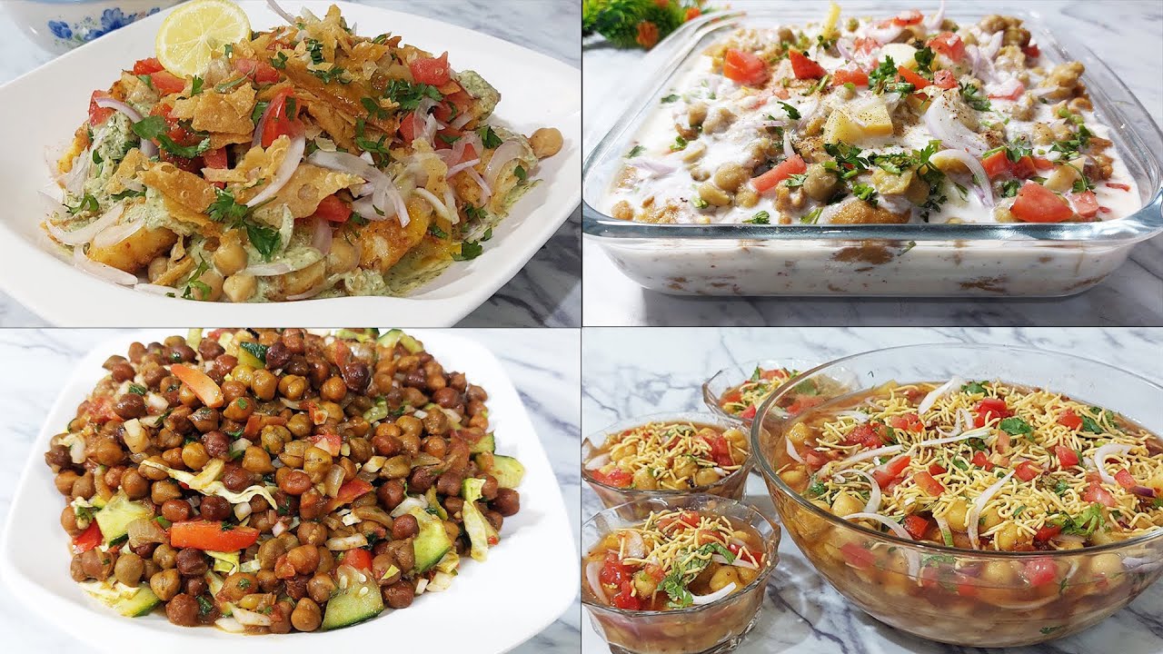 Iftar Special 4 Different Chaat Recipes by Dua Ka Kitchen - YouTube