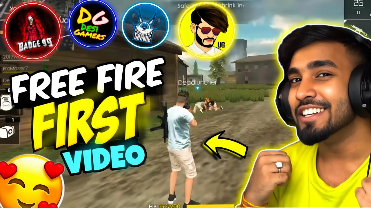 FREE FIRE 1st VIDEO😱by Freefire CREATORs - @TechnoGamerzOfficial - YouTube