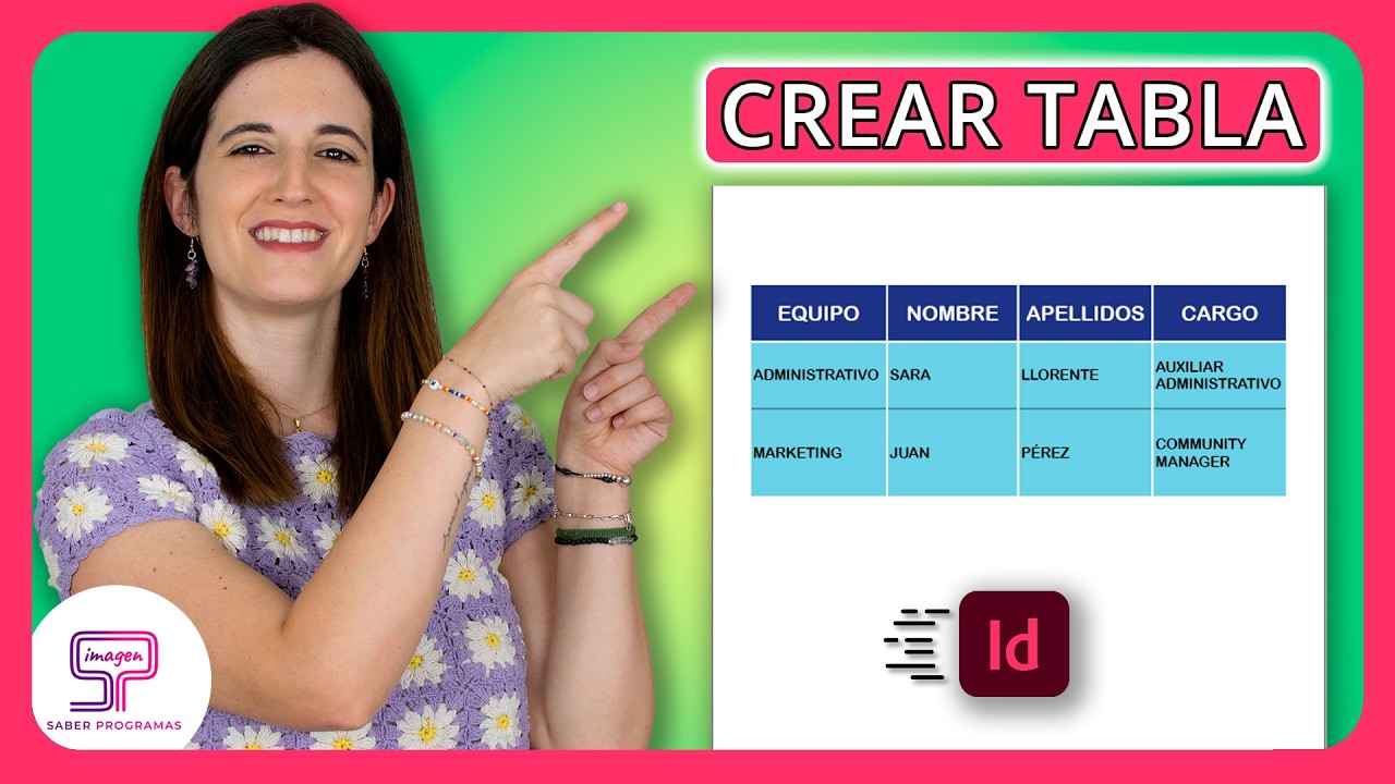 🎨 Cómo CREAR TABLA en Indesign [Tutorial paso a paso] - YouTube