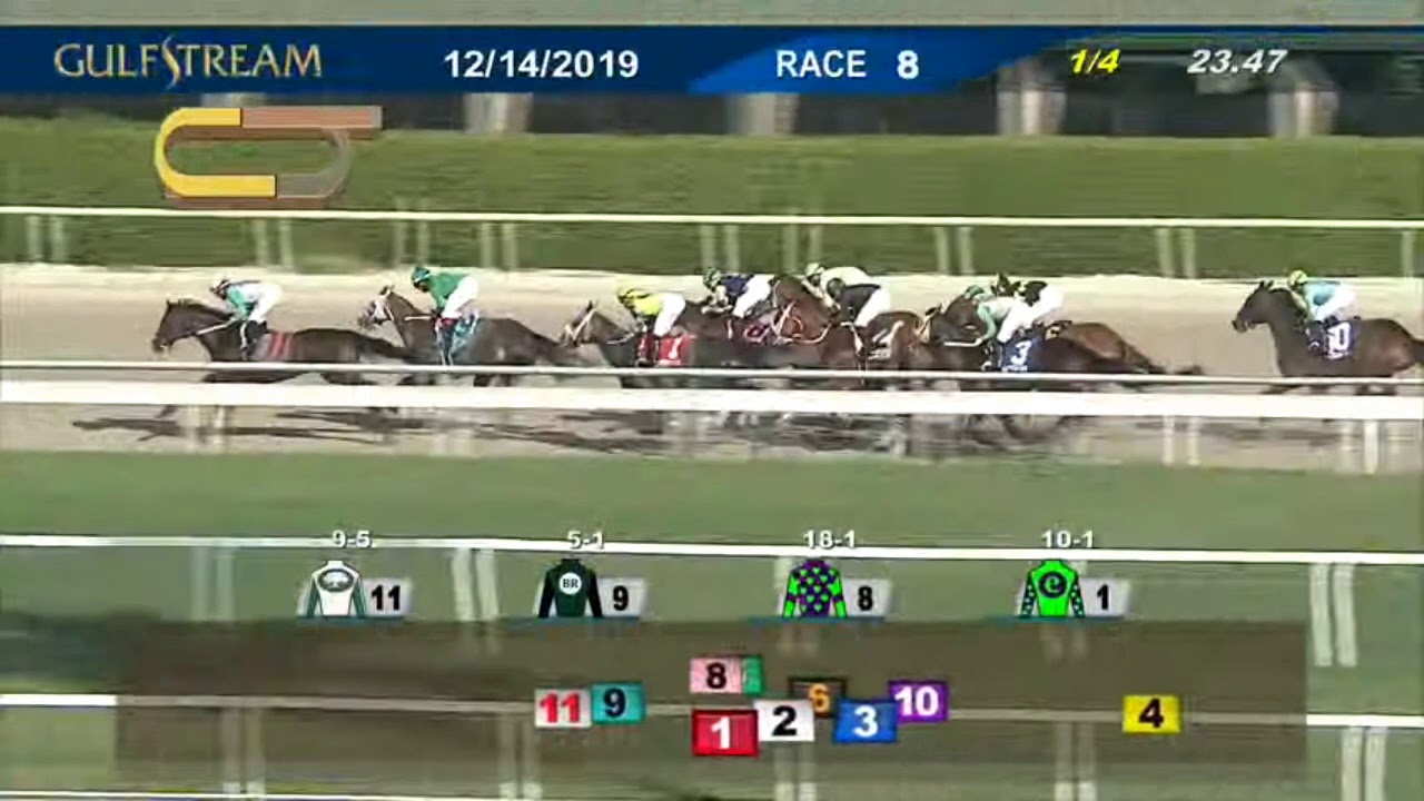 Jockey Paco Lopez looks back at least 7 times before losing the race at ...