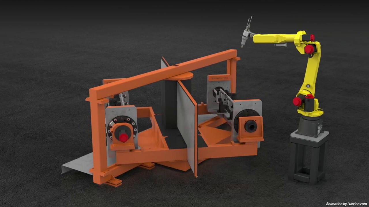 Technical Animation | Robot Laser Cutting - YouTube