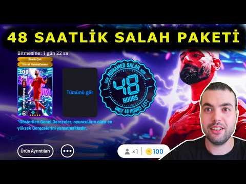 48 SAATLİK BOMBACI SALAH PAKETİ GELDİ🔥LİVERPOOL'A VEDA KARTI (eFootball 2026 Mobile)
