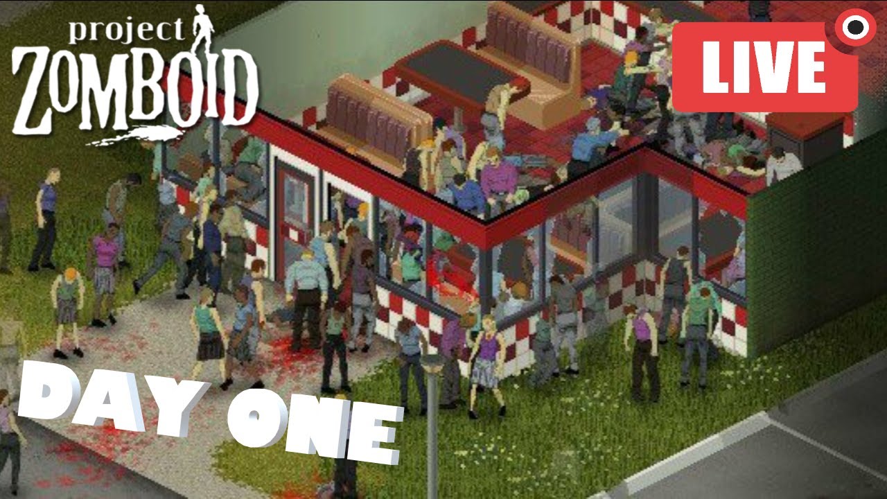 Day One | Project Zomboid | Come Chat - YouTube