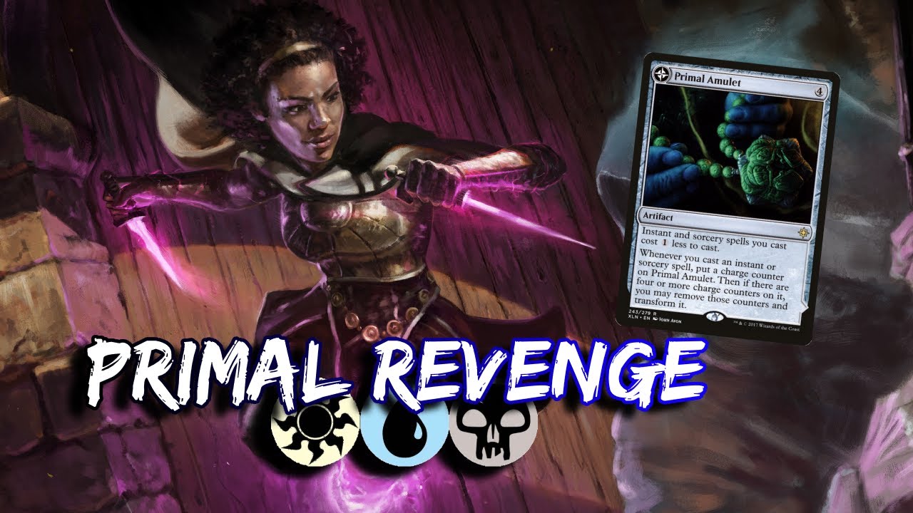 Primal Revenge - Esper Primal Amulet Combo in Historic - Mtg Arena Deck ...