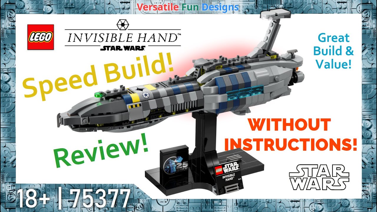 LEGO Star Wars Invisible Hand 75377 - Review & Speed Build WITHOUT ...