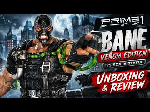 THIS BANE IS INSANE! 😱 PRIME 1 STUDIO 1/3 SCALE BANE UNBOXING! BATMAN ARKHAM ORIGINS #prime1studio 