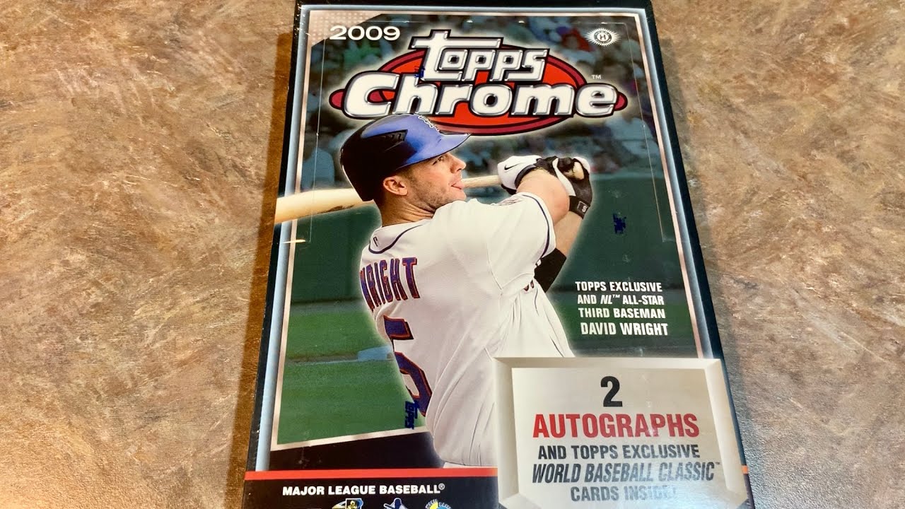 2009 TOPPS CHROME BASEBALL CARD BOX OPENING! (2 autographs!) - YouTube