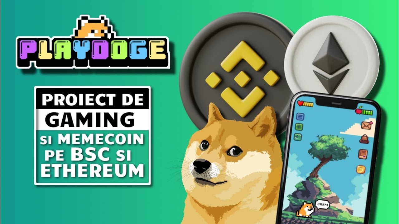 PLAYDOGE | Proiect de Gaming si Memecoin inspirat de Doge pe Ethereum ...