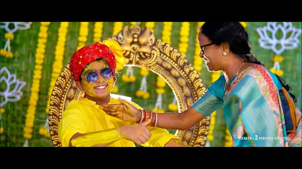 Traditional Telugu wedding | Haldi Ceremony | Mangala snanam Highlights Of Ram Vaibhav - YouTube