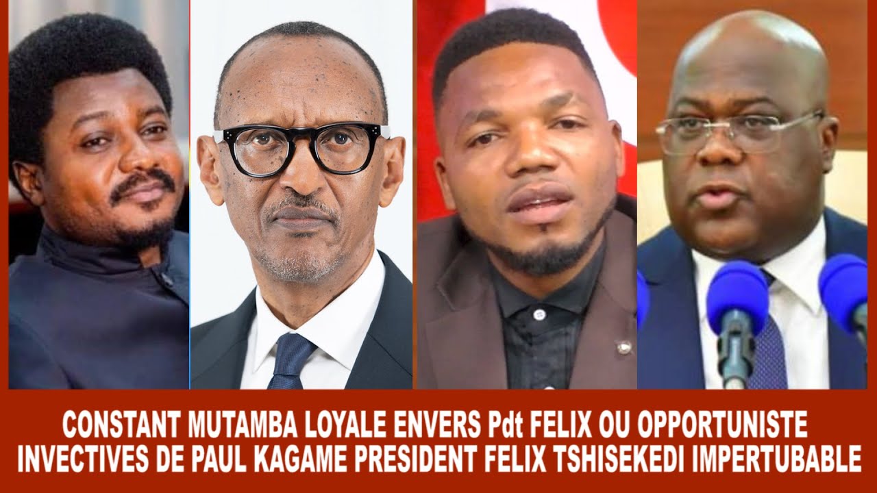 DELKAS : INVECTIVES DE PAUL KAGAME PRESIDENT FELIX TSHISEKEDI ...