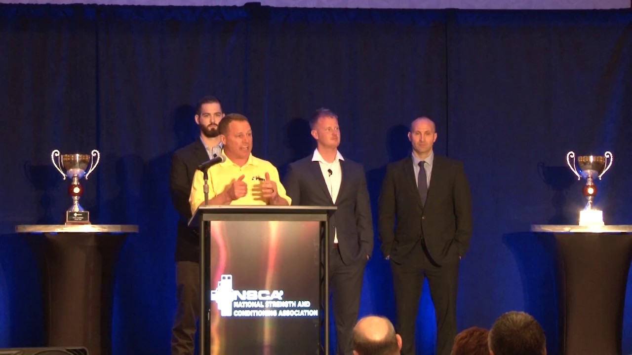 MAJ Donald Bigham accepts the NSCA's 2017 TSAC Facilitator of the Year ...