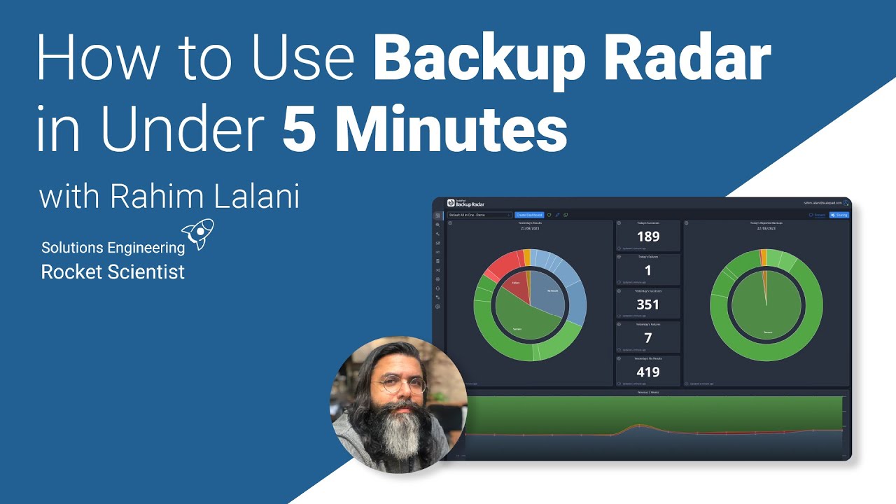 How to Use Backup Radar in Under 5 Minutes - YouTube