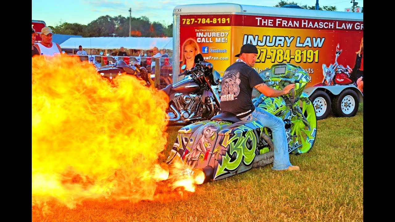 Daytona Beach Bike week, Custom Bagger, Motorcycle , Bike Show, - YouTube