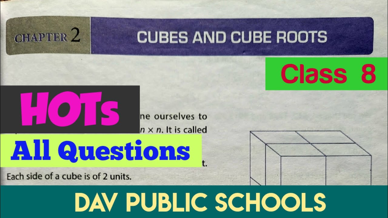 DAV Class 8 Maths Chapter 2 HOTs All Questions YouTube dav-class-8-maths-chapter-2-hots-all-questions-youtube