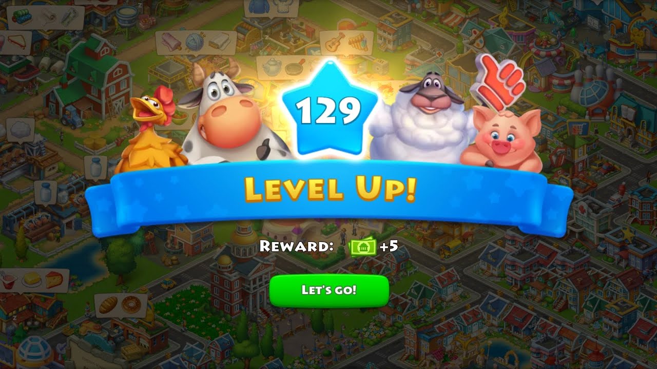 Township: Level # 129 Game play!! - YouTube