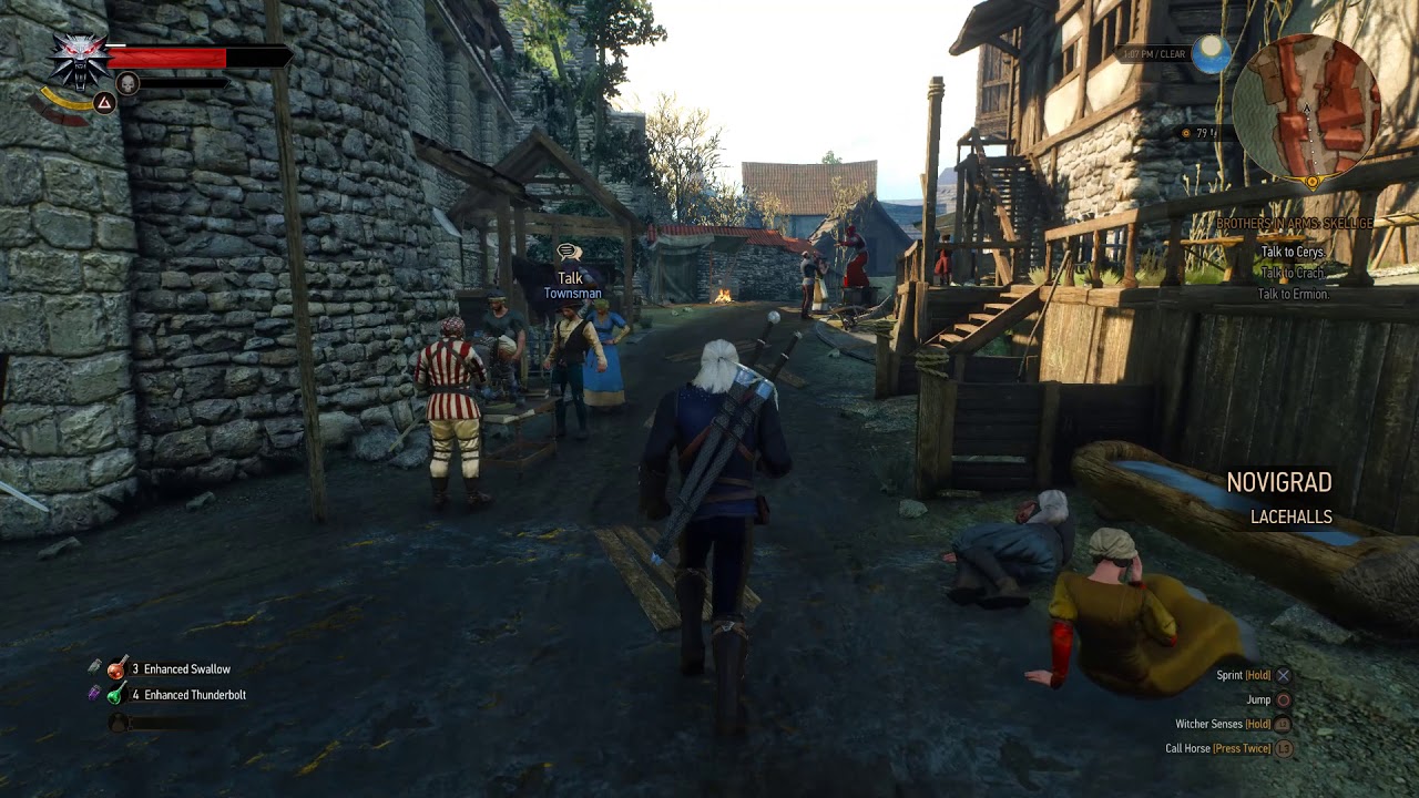Witcher 3 PC Novigrad Stutter 1.32 - YouTube