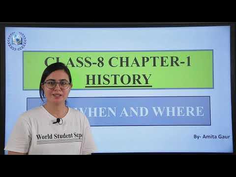Class-8 History|| Chapter-1 How When And Where with explanation || CBSE ...