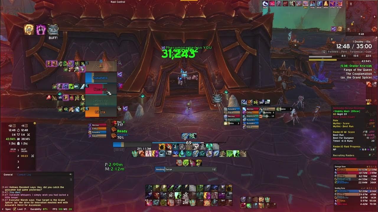 Resto Shaman POV +12 City of Threads - YouTube