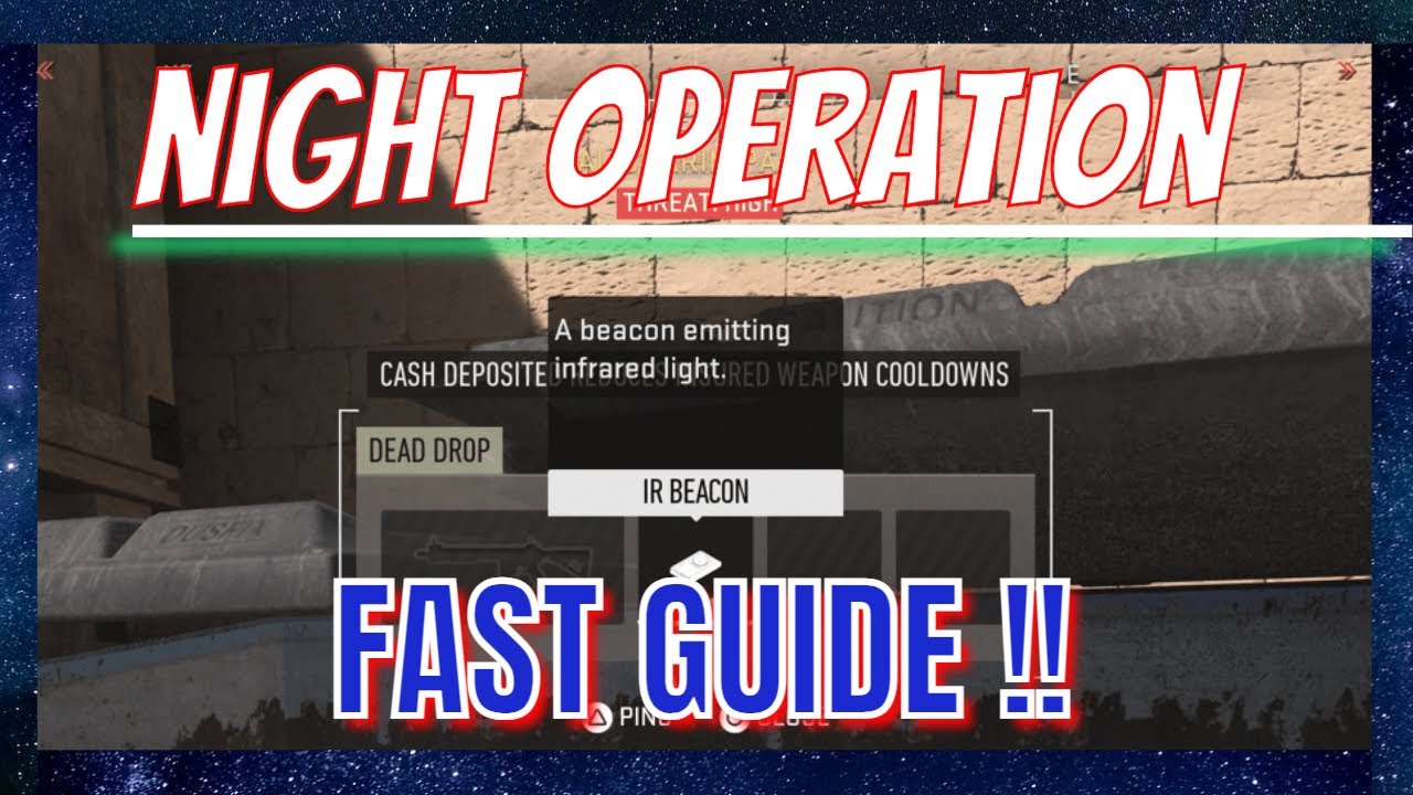 DMZ Season 4 *NIGHT OPERATION* Fast Guide !! White Lotus Tier 2 Mission ...