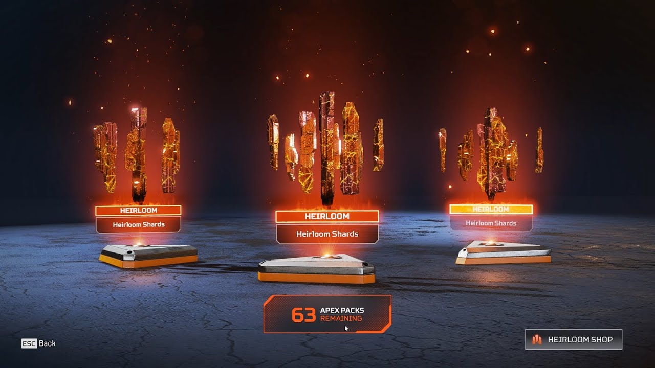 Got my first HEIRLOOM! Opening 100 Apex packs (APEX LEGENDS) - YouTube